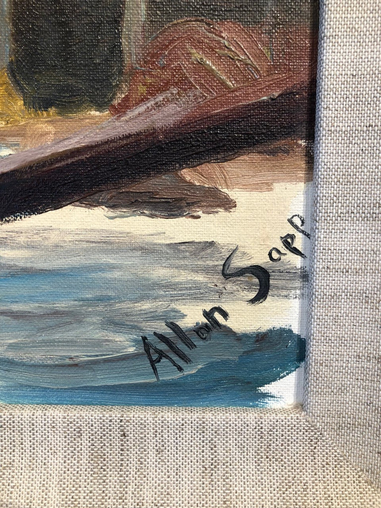 Original Artwork by Allen Sapp 'UNTITLED - RIVER CIRCA 1970'S' for sale ...
